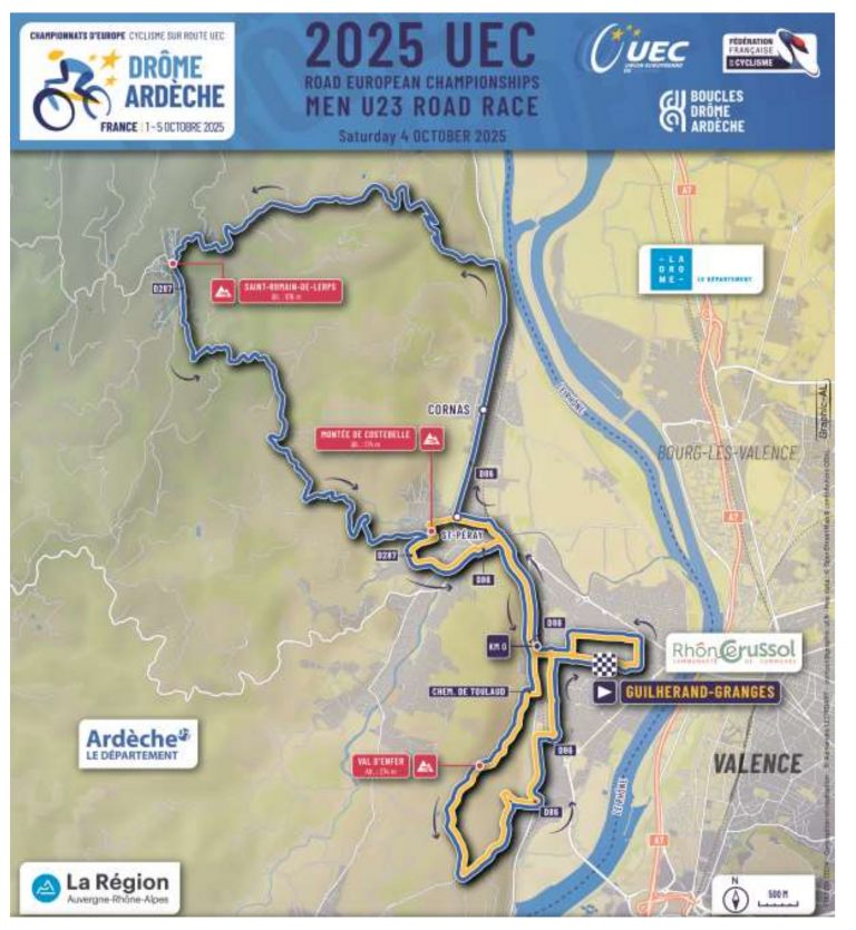 2025 : Championnats d’Europe sur Route en France – Top départ - France ...