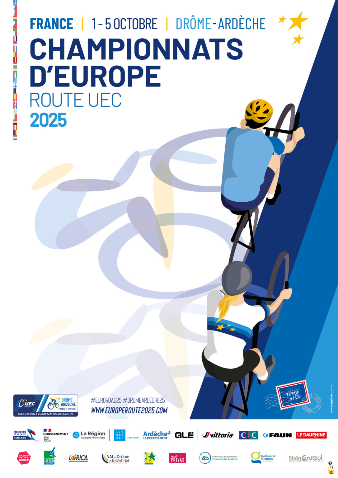 Championnats d’Europe Route UEC 2025 : 1er au 5 octobre – Ardèche ...